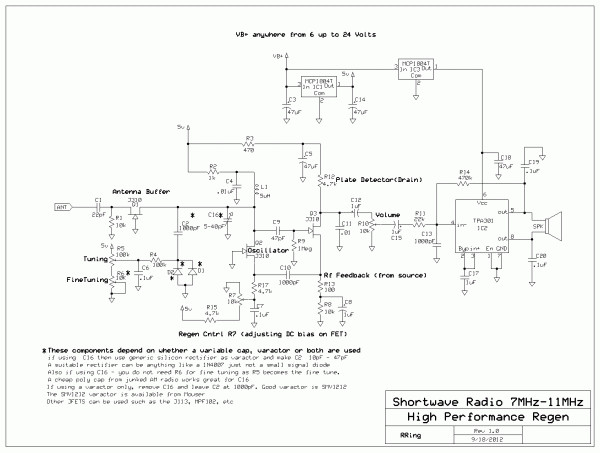A High Performance Regenerative Radio | Circuit Salad