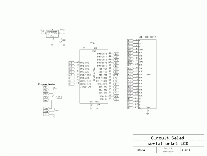 Very Low power 3 digit LCD Display with serial control | Circuit Salad